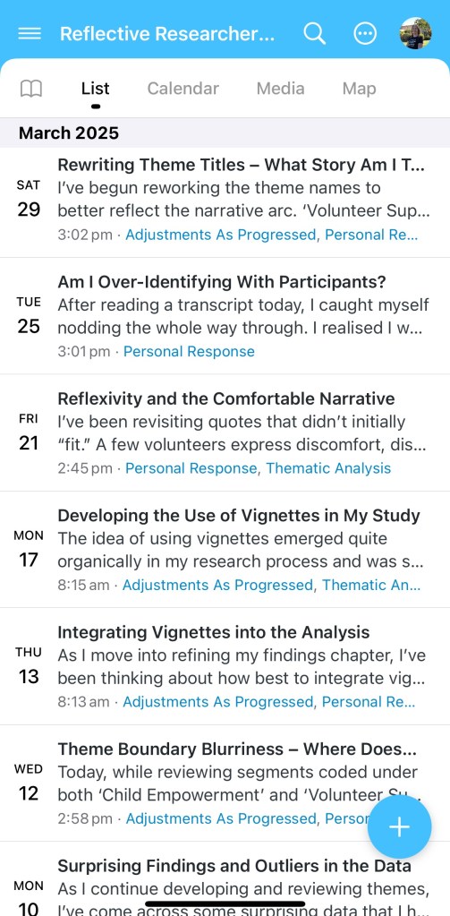 Why (and how!) I Used a Reflexive Journal for my thesis – Melissa Smith